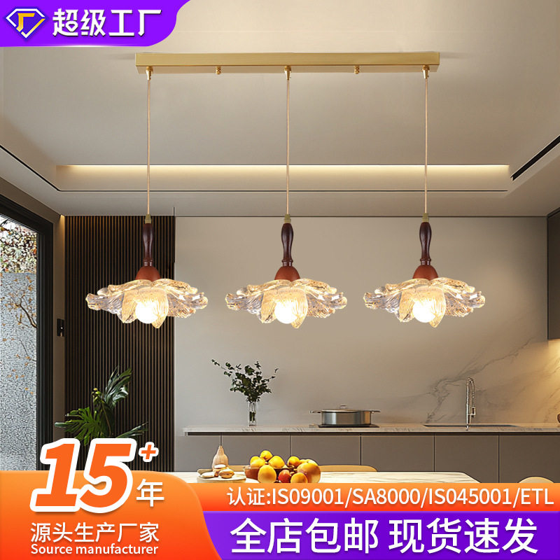 中古风轻奢长线床头吊灯卧室法式走廊过道入户玄关餐厅吧台小吊灯