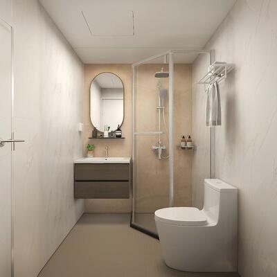 整体淋浴15224房一式保淋浴房农村洗温澡澡间沐浴房家用集成体洗