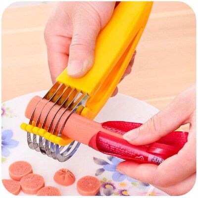 极速Kitchen Accessories Banana Slicer Fruit Vegetable Sausag