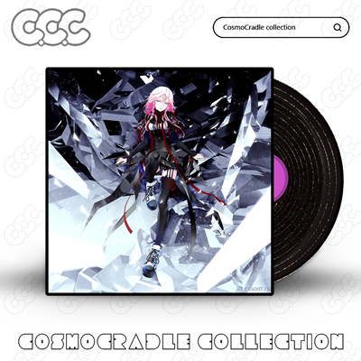 EGOIST专辑封面系列贴纸 黑胶唱片 光盘CD UV转印防水贴纸