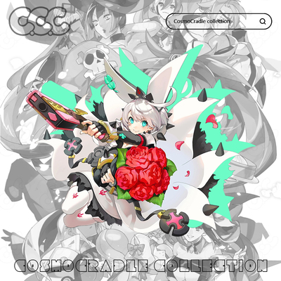 罪恶装备系列 埃尔菲尔特·瓦伦丁 UV转印防水贴纸