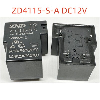 全新原装 4脚 继电器 ZD4115-S-A DC12V/9V24V T90A4-30A/40A