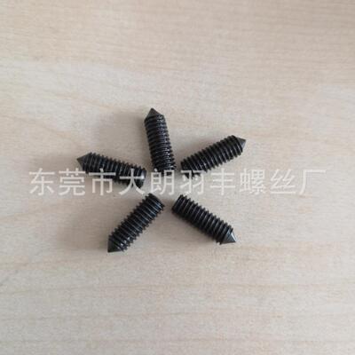 M8机米12.9级紧定螺丝,机米,尖头止付螺丝ISO4027紧定螺钉