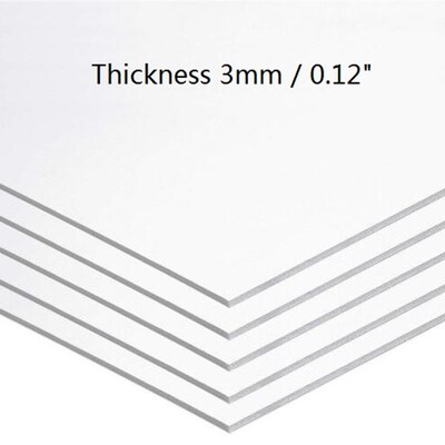 Size 200300mm White Foam Board Plastic PVC Sheet  Model