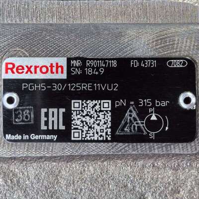 R901147118PGH5-30/125RE11VU2#Rexroth内啮合齿轮泵