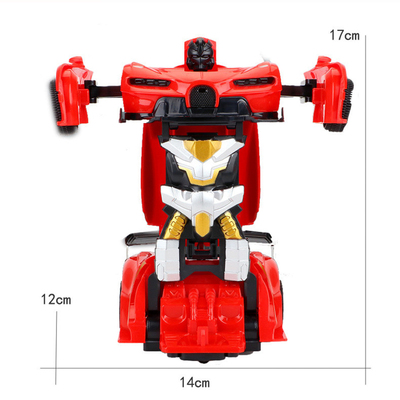 好货RC Car 2 in 1 Transformation Robots Cars Action Collisio