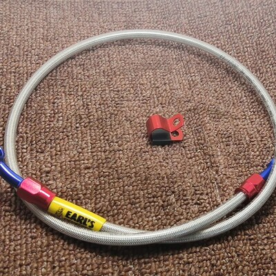 极速改装DIO/ZX JOG50/90金属刹车油管85CM电动车 小牛9号