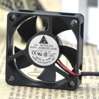 台达 3510 3.5厘米 3.5CM 双滚珠12V0.14A 大风量风扇 AFB03512HA