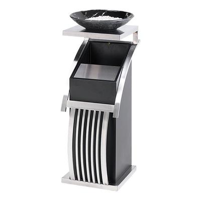 酒店方管垃00012桶S型概念烟灰桶酒店圾大新堂KT带灭烟盆不V锈钢