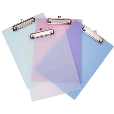 极速1Pcs A4 Transparent Clipboard Writing Pad File Folders D