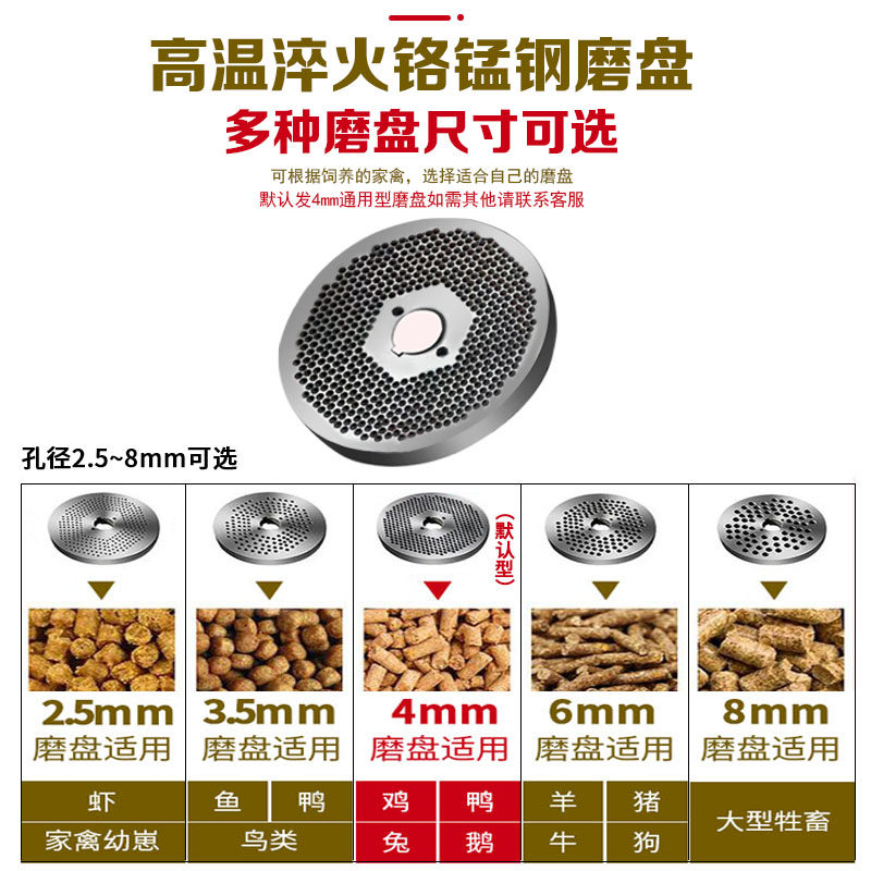 好货饲料颗粒机干湿两用全自动养殖鸡鸭鱼猪牛羊兔家用制粒机械造