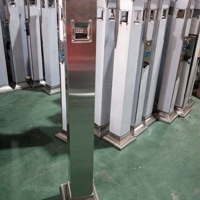 不锈钢立式烟灰柱酒店吸烟区灭烟柱垃圾桶带烟灰缸户外烟蒂收集器