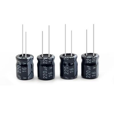 三浩16V220UF6X7铝电解电容小体积电压足电阻电容电器配件