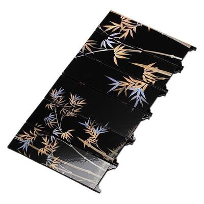 喜念茶空间茶桌面0069小风摆件中屏风复古茶台漆器木摆件茶道国配