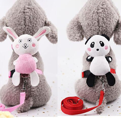 好货Cute Angel Pet Dog Leashes And Collars Set Puppy Leads F