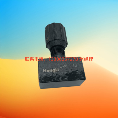立新恒立节流阀DV30/DV25/DV20/DV16/DV12/DV10/DV6/DV8-1-10B/2