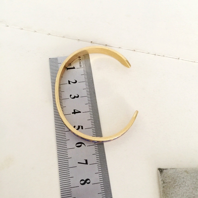 手镯 看好尺寸不退707 stell@ 开口椭圆蓝色滴釉箭头 民族风 质感