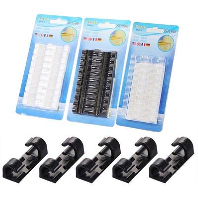 20pcs Winder Silicone Cord Management Cable Holder Clips