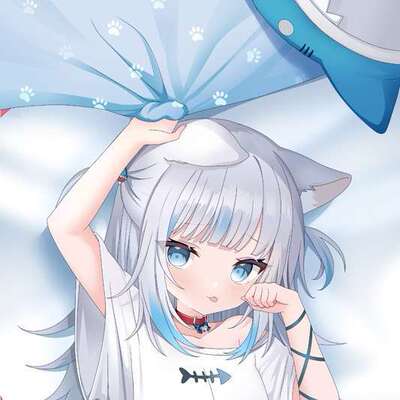 古拉-Hololive周边二次元制作等身抱枕宿舍同人长条枕夹腿神器