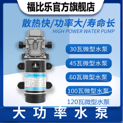 速发喷雾降温降尘水动1泵水2V水泵压力增压自泵浇花喷雾