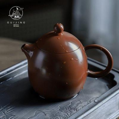 贵晶、龙蛋、潮州准尼手拉壶纯手工紫砂壶全手工茶壶功夫茶茶壶