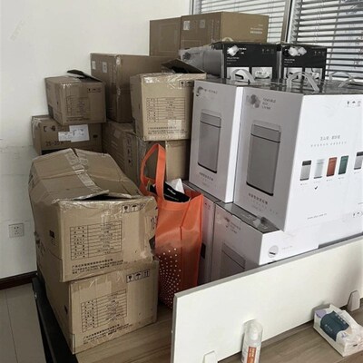 卫生桶感b应智能自动客厅间家用轻奢小号带盖垃圾桶袋收纳超好评