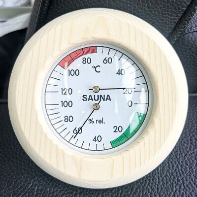 Digital Sauna Wooden Thermometer and Hygrometer for Sauna