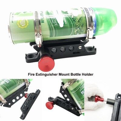 Car Accessories Adjustable Roll Bar Fire Extinguisher Mount