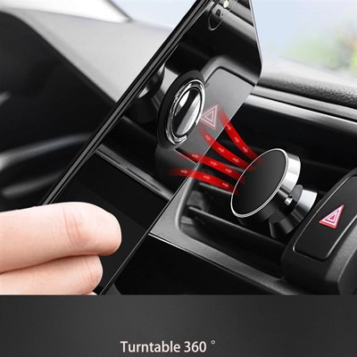 Phone Holder Grip Base Magnetic Car Universal 360 Finger Rin