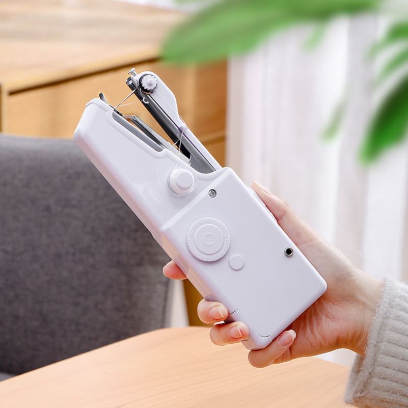 好货手动缝纫机手持式小型电动迷你便携式多功能简易缝补神器衣服