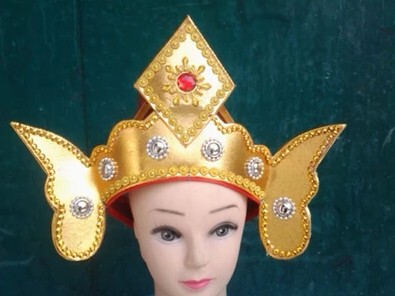 速发饰风锣鼓/戏曲头表饰演 威风锣鼓/头威。