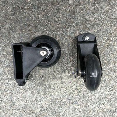 2pcs Heavy duty ladder caster nylon auxiliary Moving wheels