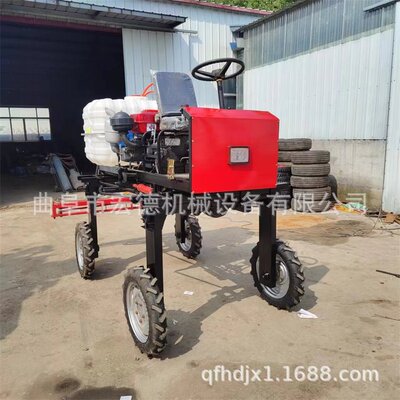 乘坐式高架喷药车 汽油宽幅打药机 三轮四轮玉米小麦喷药器