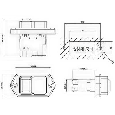 02-A电磁开关磁力欠压保护220v按钮开关KLD28A切片机开关KJD17