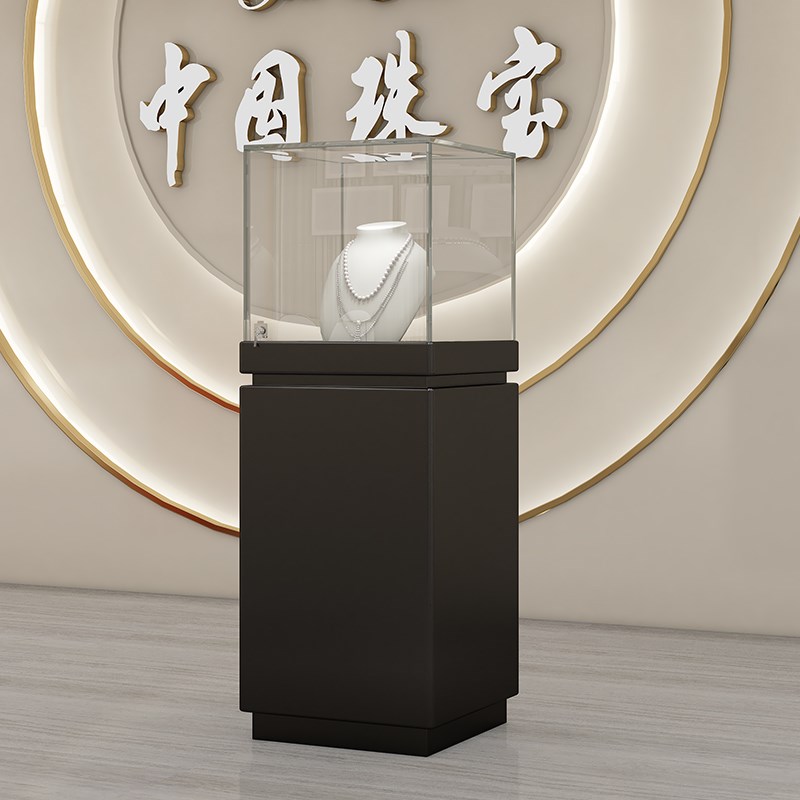 玻璃展示柜古董瓷器珠宝柜v台奇石雕像柜展览柜展台博物馆文物展