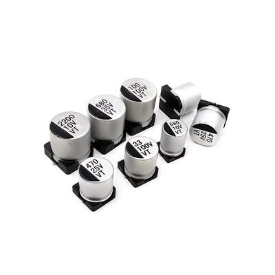 贴片铝电解电容器SMD16V25V35V50V10UF100JDAUF220UF47UF470UF