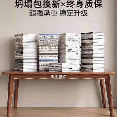 人电脑卧室家F5M8985H用轻奢现长代长条桌子简约桌办书公桌实木双