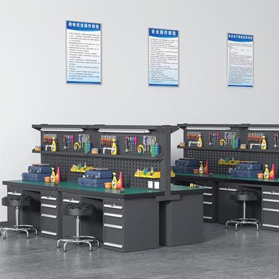 防静电工台流线工维修操作作台带水抽SW-GZT-1屉检验业桌重型钳工