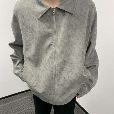 「POKERS」2023FW.part特殊纹路定染面料cleanfit男女夹克