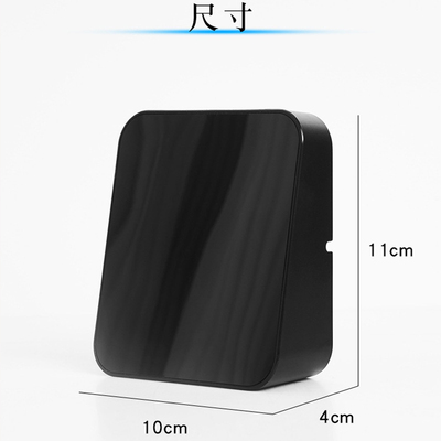 挂钟夜光镜面时钟ins桌面钟表时间表摆台式摆件ledY数字电子闹钟