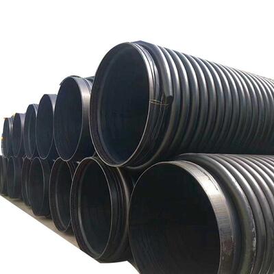 HDPE克拉管CNA水螺旋构增强缠B型管排高密绕度聚乙烯结壁热态缠绕