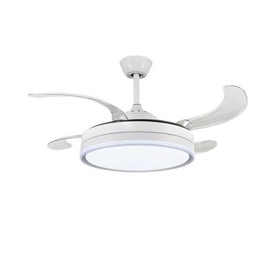 现代约隐形风扇灯客厅餐厅卧室l扇e吊简灯智能变频六档d电风PMX扇