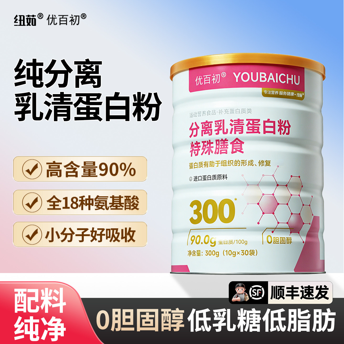 谱元泰升级纽茹分离乳清蛋白粉小包装蛋白质粉便携营养粉动物蛋白