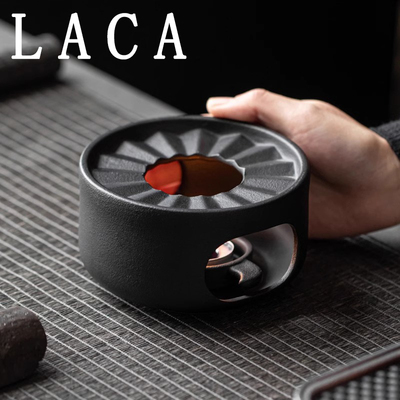 日本户外温茶炉小火炉蜡烛煮茶底座保温加热暖茶器单壶热煮茶套装