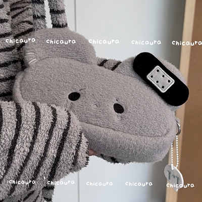 朋克小鼠毛绒笔袋CHICAURA联名