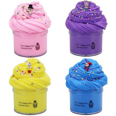 pcs棉花泥套装slimekit100ml彩泥