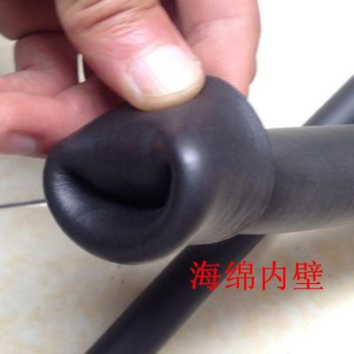 橡塑nbr光面橡胶海绵 隔热保温套防撞手把泡沫棉空心高密度发泡管