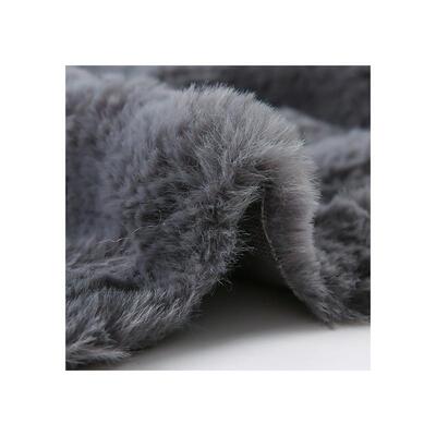 现货兔毛绒小泡泡布网红飘窗垫发沙毛毯时装抱SSZ枕垫地毯面料