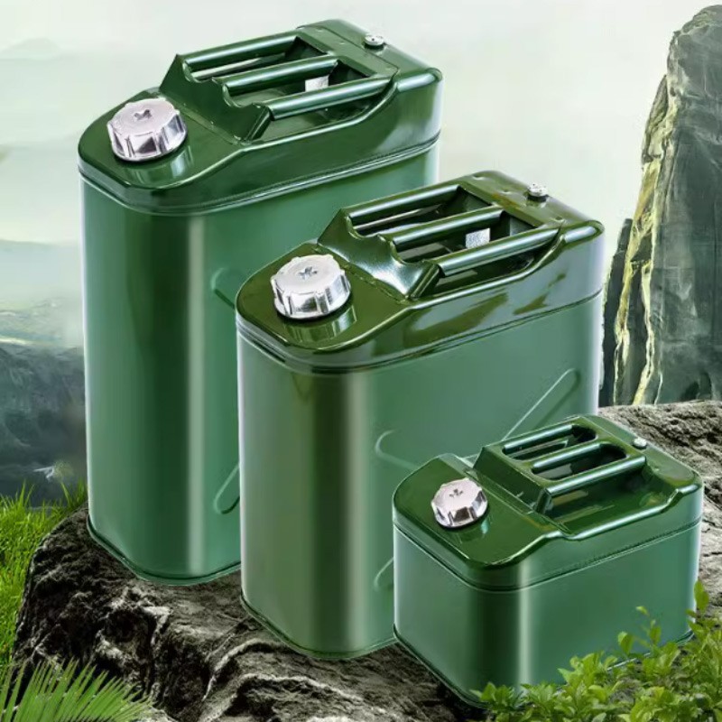 加厚铁油桶304/430不锈钢油桶汽油桶家用柴油桶备用汽车专用油箱