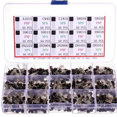 750PCS15VA1015C945C1815S8050等PNPNPN通用晶体管分类套件